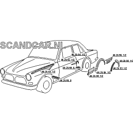 Plaatwerk Amazon binnenscherm links zie 615006